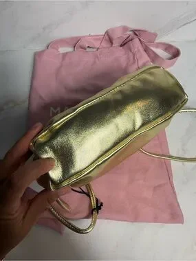 Mansur Gavriel | Bags | Nwt Mansur Gavriel Mini Cloud Clutch Bag Gold ...
